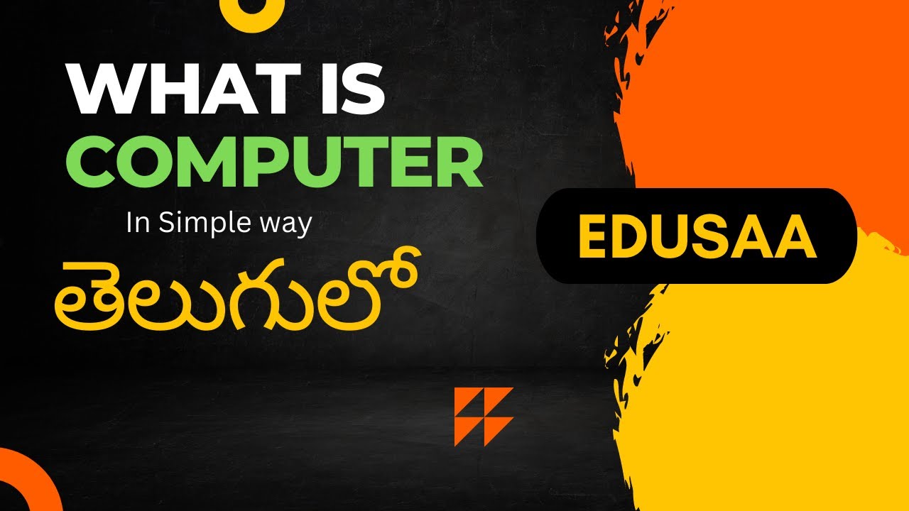 Computer Basics | Telugu | Edusaa | #edusaa - YouTube