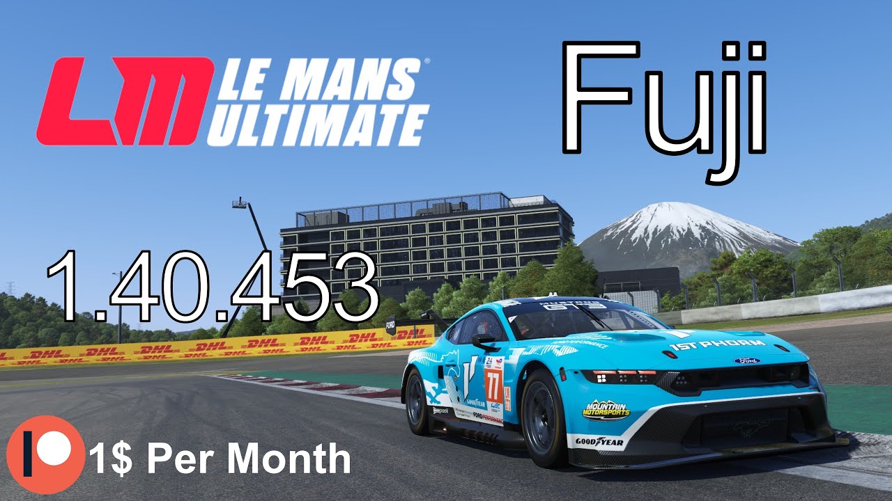 Ford Mustang LMGT3 Fuji [RM1] LMU Setup /1$ per month - YouTube