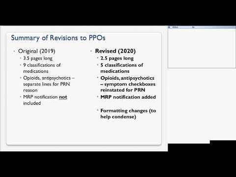 Palliative Symptom Management PPOs 6 mos review - YouTube