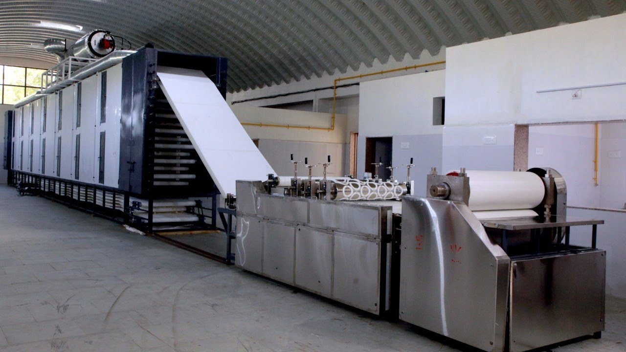 Fully automatic Papad Making Machine With dryer - YouTube