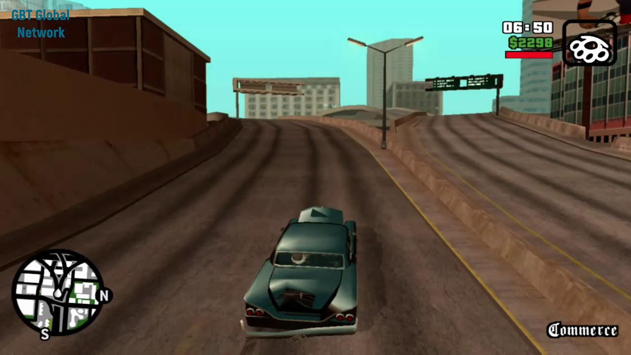 Grand Theft Auto San Andreas flying car cheat - YouTube