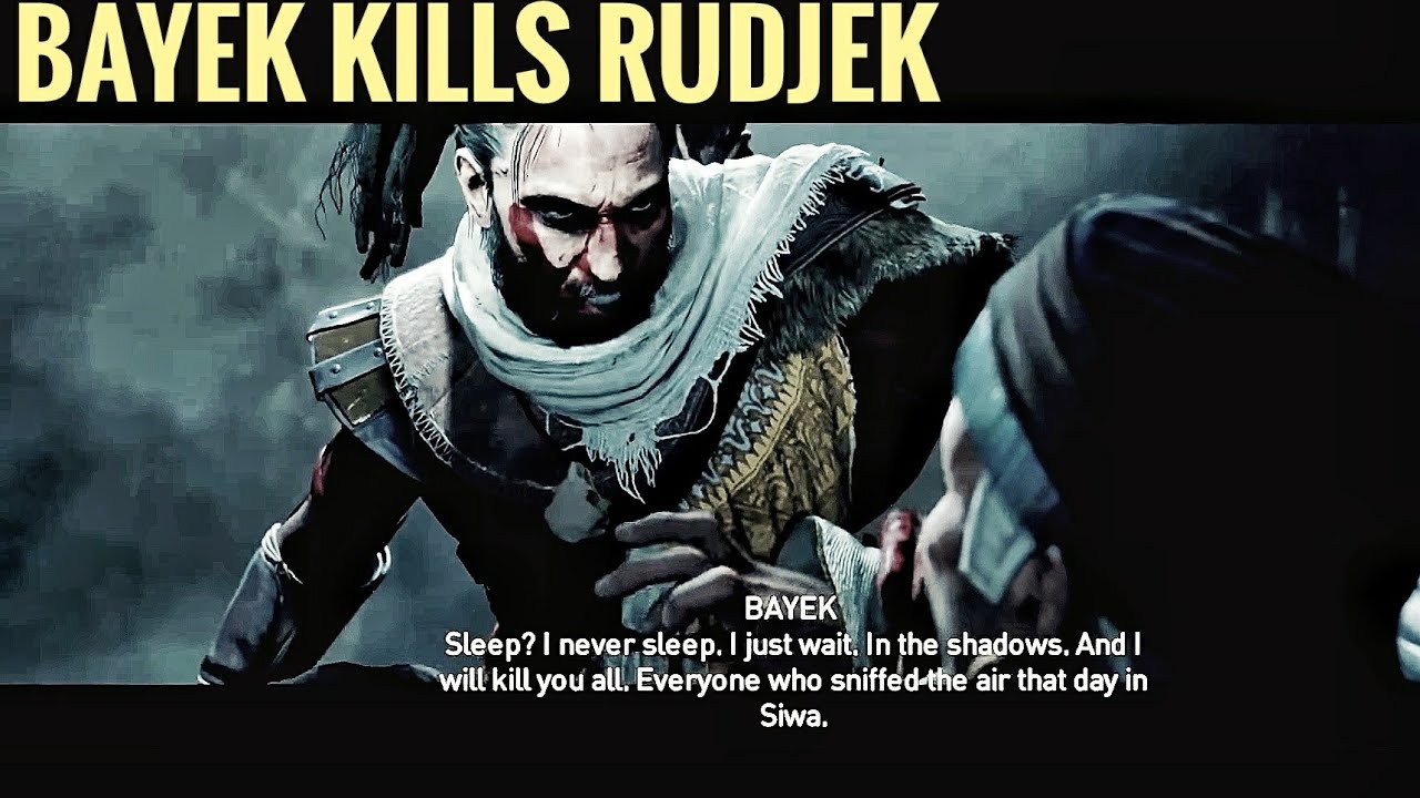 Assassin's Creed Origins - Bayek Kills Rudjek The Heron - YouTube