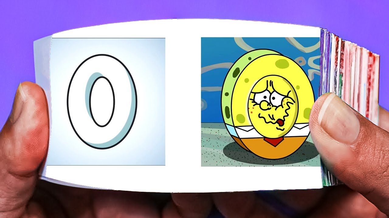 Number lore but they are Spongebob Complete edition ~abcd,shape lore ...