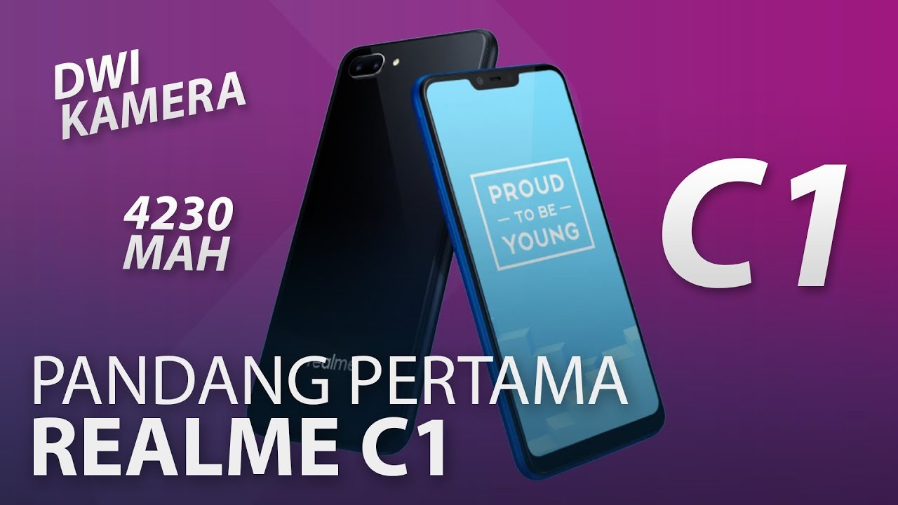 Pandang Pertama: Realme C1 - Pencabar Baru Xiaomi Redmi 6A - YouTube