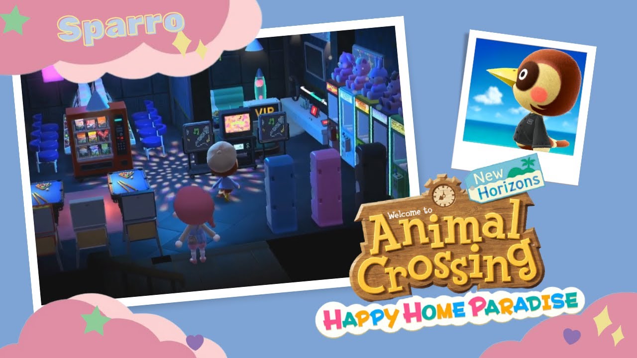 SPARRO A GAMER'S BUNKER HOLIDAY HOME //ANIMAL CROSSING HAPPY HOME ...