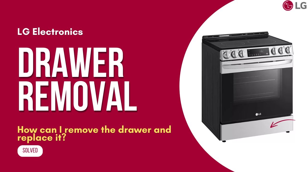 [Drawer] How to remove drawer/ Comment retirer le tiroir (Slide in ...