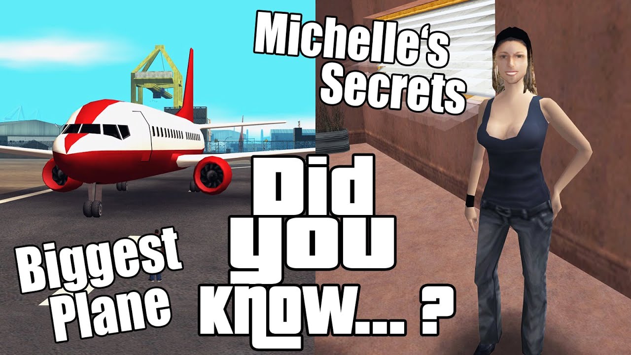 GTA San Andreas Secrets and Facts 43 Michelle Cannes, Girlfriend ...