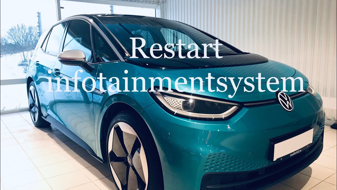 Restart infotainment system VW ID4, ID3 Golf 8. - YouTube