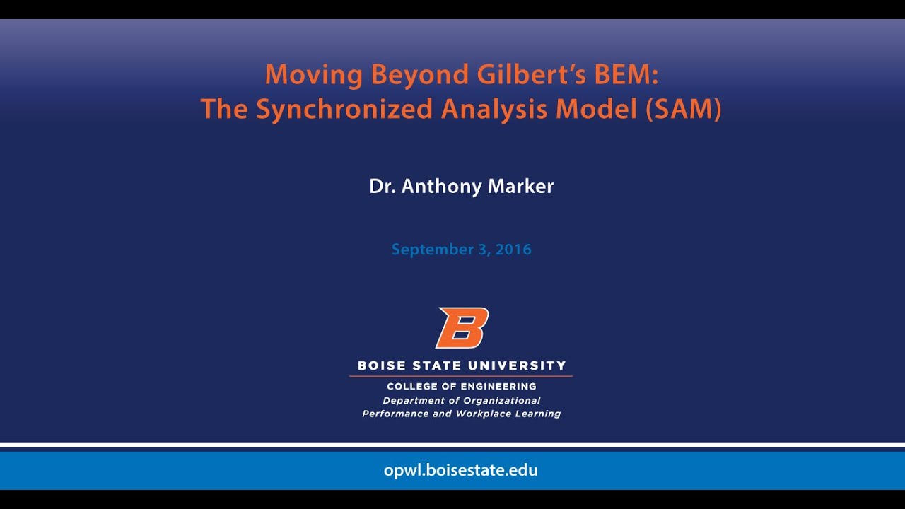 Moving Beyond Gilbert’s BEM: The Synchronized Analysis Model (SAM ...