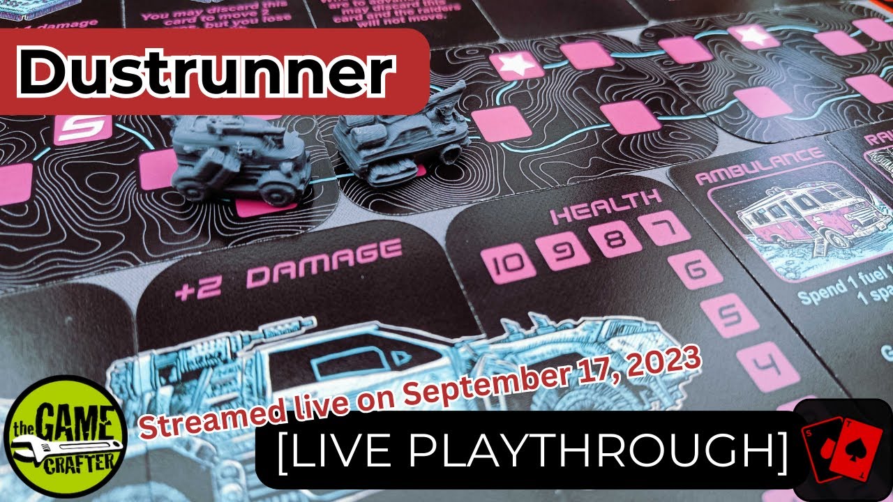 Playthrough (Live) | Dustrunner (The Game Crafter) - YouTube