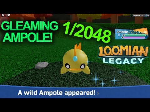 I CAUGHT A GLEAMING AMPOLE! - Loomian Legacy - YouTube