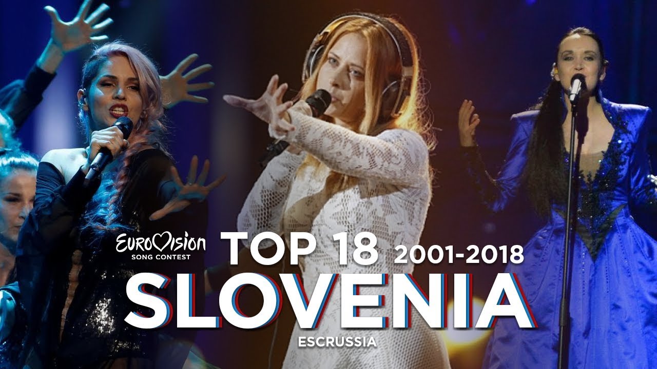 Slovenia in Eurovision - Top 18 (2001-2018) - YouTube