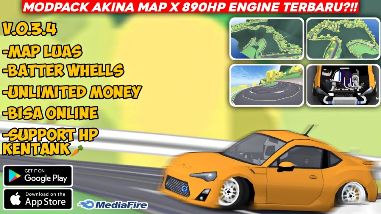 MODPACK AKINA MAP X 890HP ENGINE NEW |BATTER WHEELS,890HP,NO PW, BISA ...