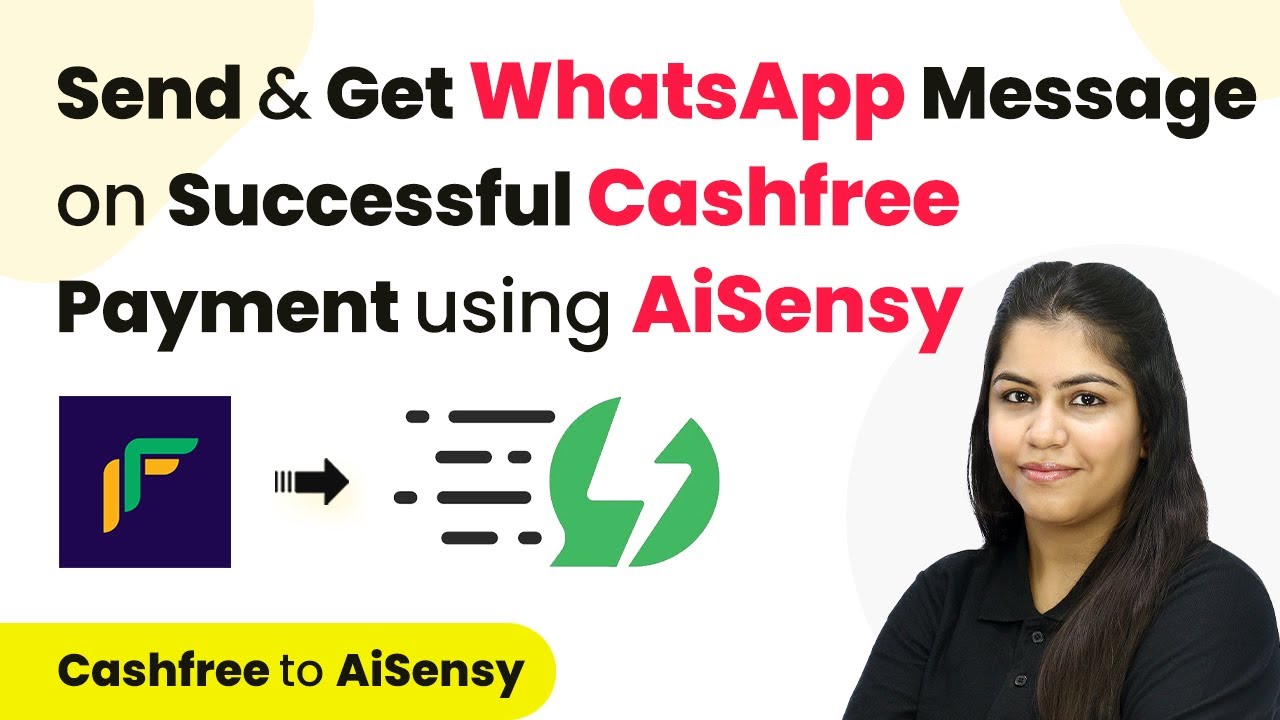 Send & Get WhatsApp Message on successful Cashfree Payment using ...
