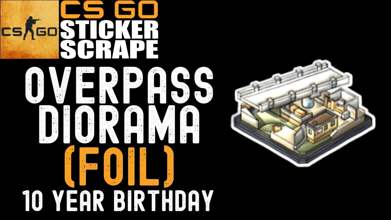 CSGO - Sticker | Overpass Diorama (Foil) - Scrape - Counter Strike ...