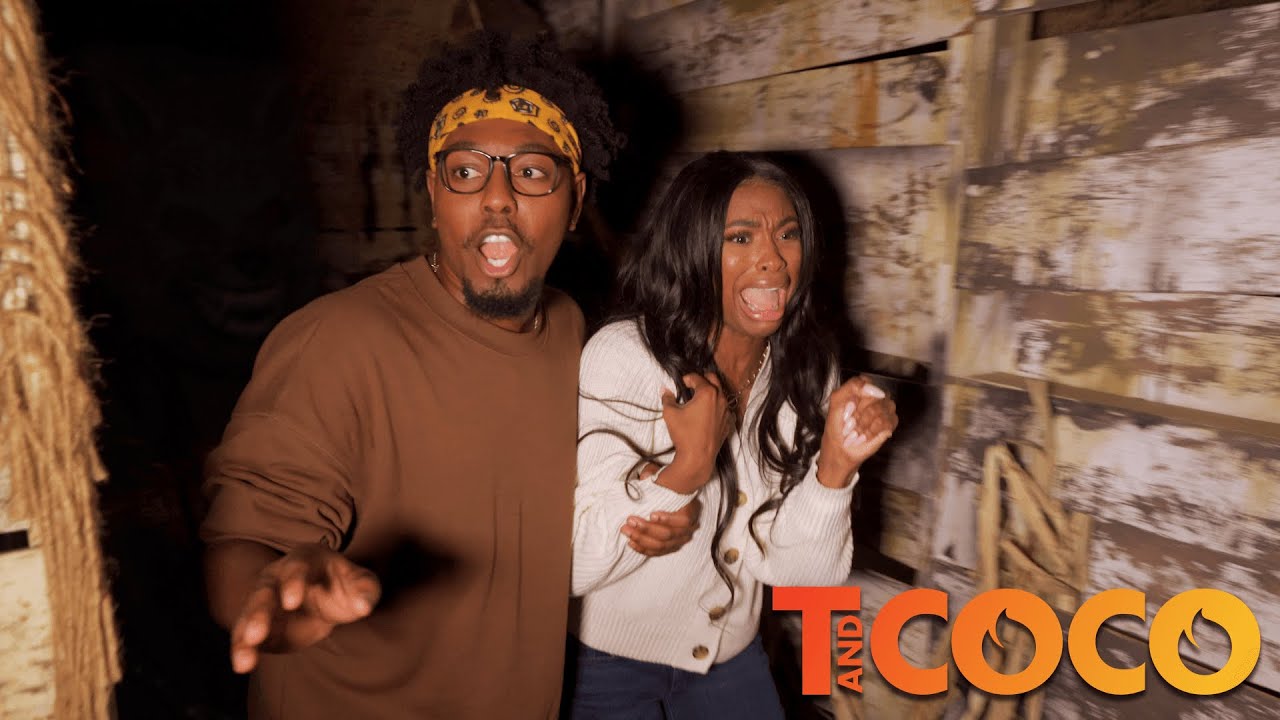 The Most TERRIFYING Haunted House I've Ever Seen! | T and Coco - YouTube