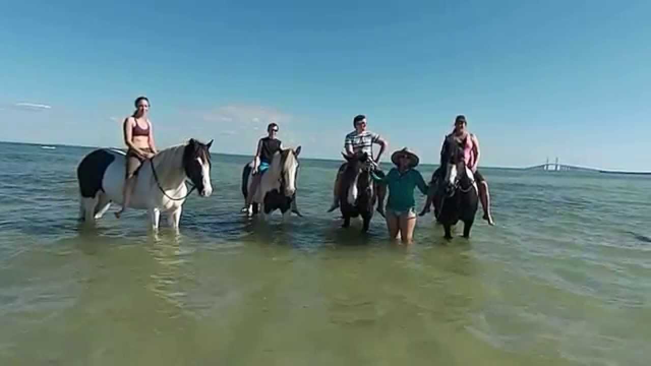 Ride horses on the beach in Fl. - YouTube