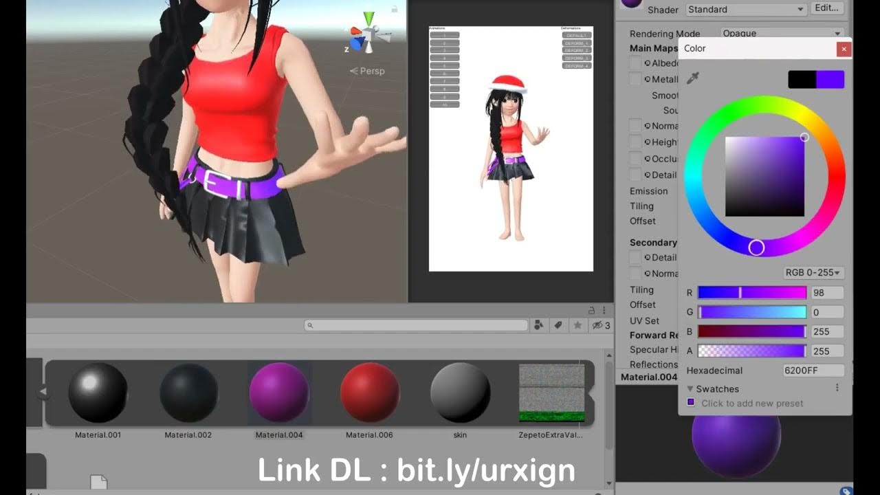 Tutorial 3D Item Zepeto Unity Prefab Free Download - YouTube