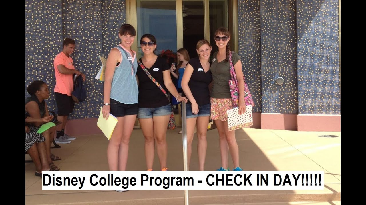Disney College Program - CHECK IN DAY!!!! - YouTube