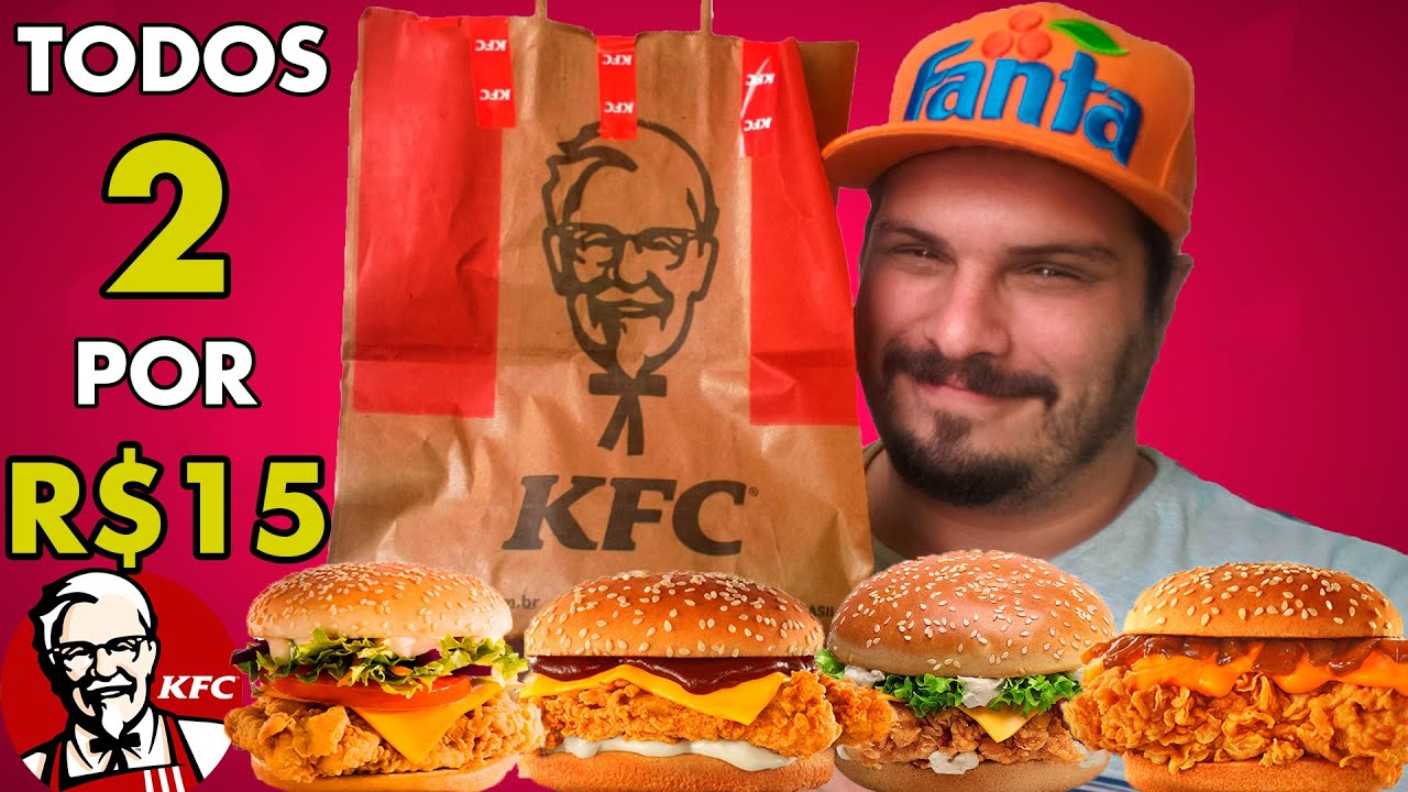 Qual é o MELHOR SANDUÍCHE de PROMOÇÃO do KFC? - YouTube