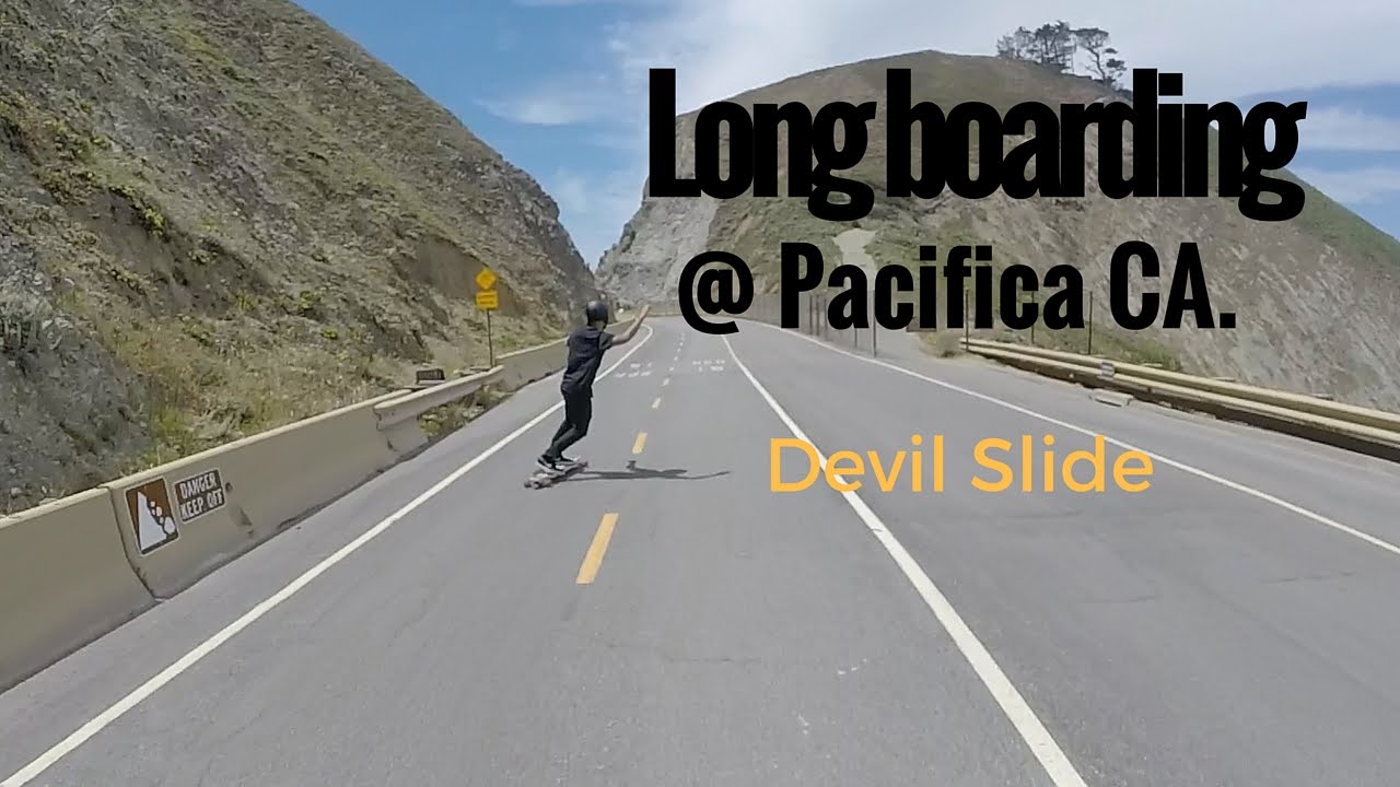 Long Boarding At Devil Slide Pacifica California.' - YouTube