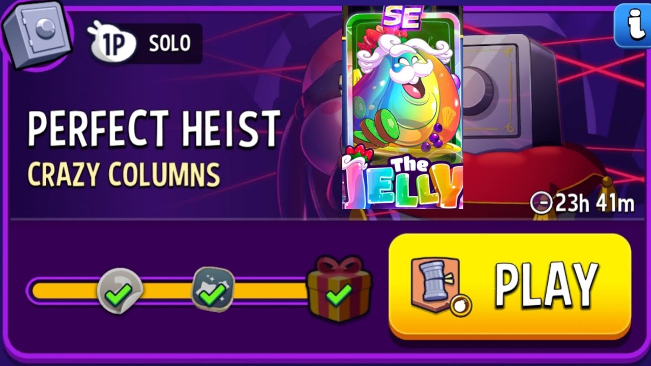 Solo Perfect Heist Crazy Columns Super Easy Se Jelly 🔥🔥 Matchmasters Perfectheist Youtube