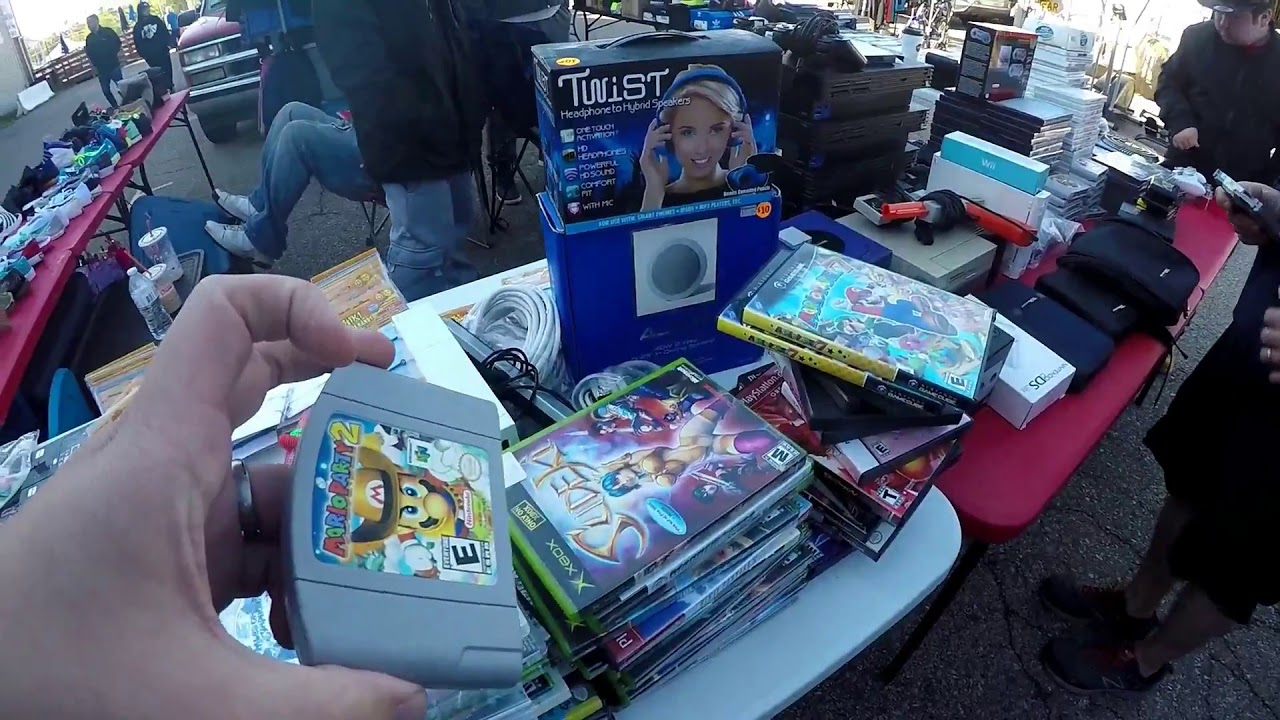 Live Retro Video Game Hunting Episode #44 Flea Market Madness..... You ...