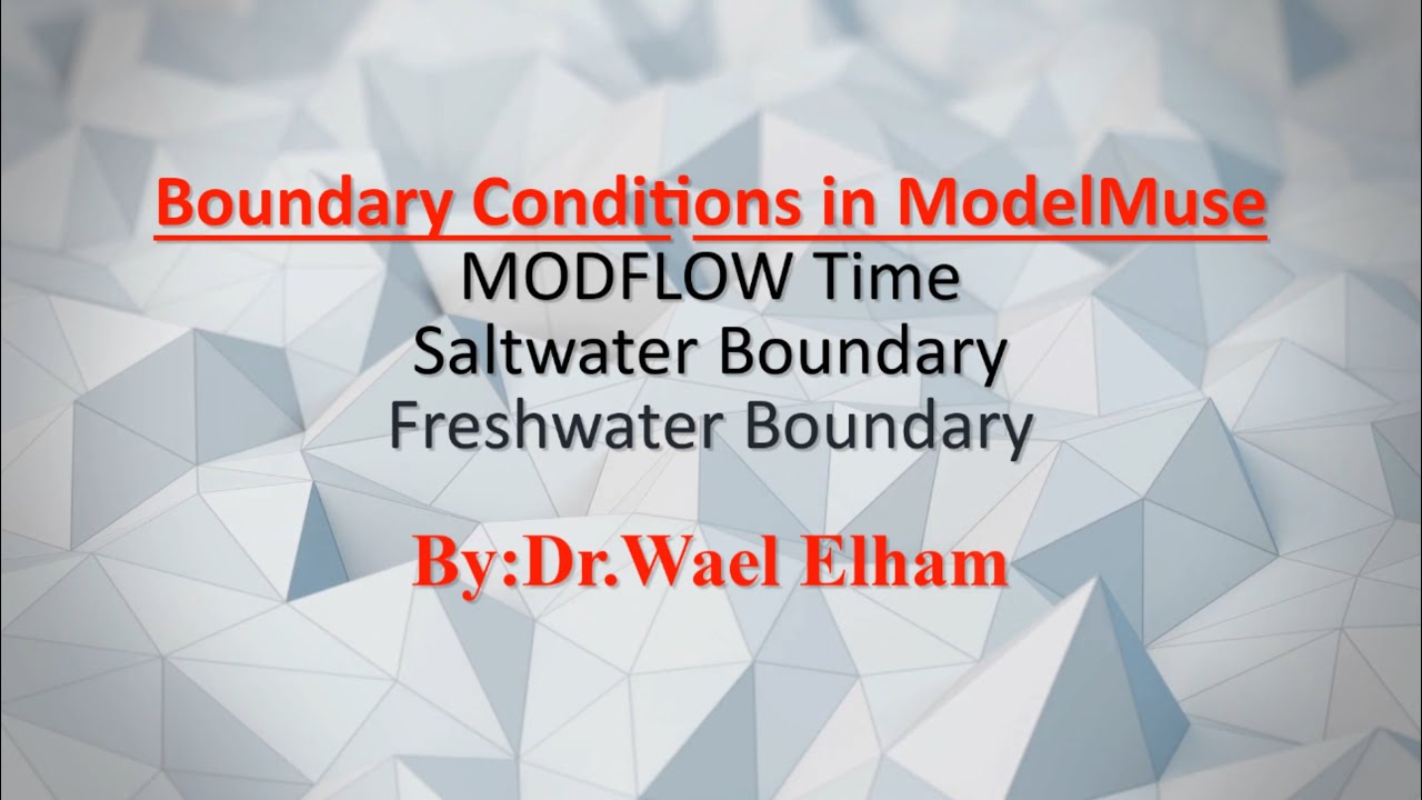 Lect4:Boundary Conditions in ModelMuse - YouTube