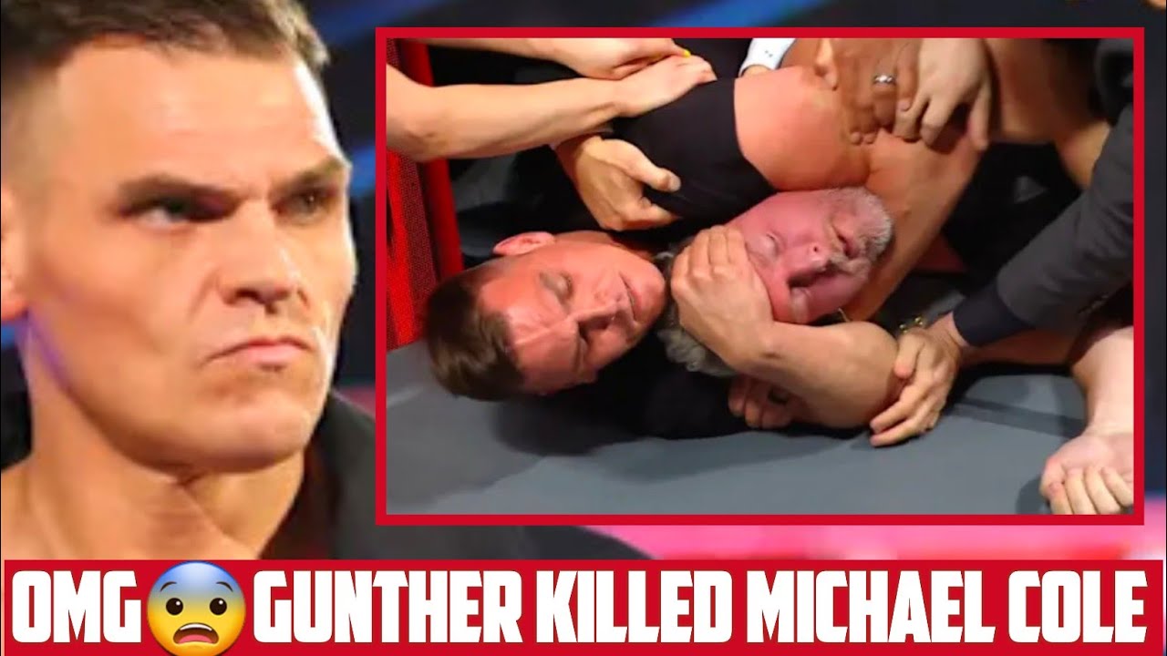 UNBELIEVABLE 😱 GUNTHER DROPS CAREER ENDING THREAT ON MICHAEL COLE LIVE ...