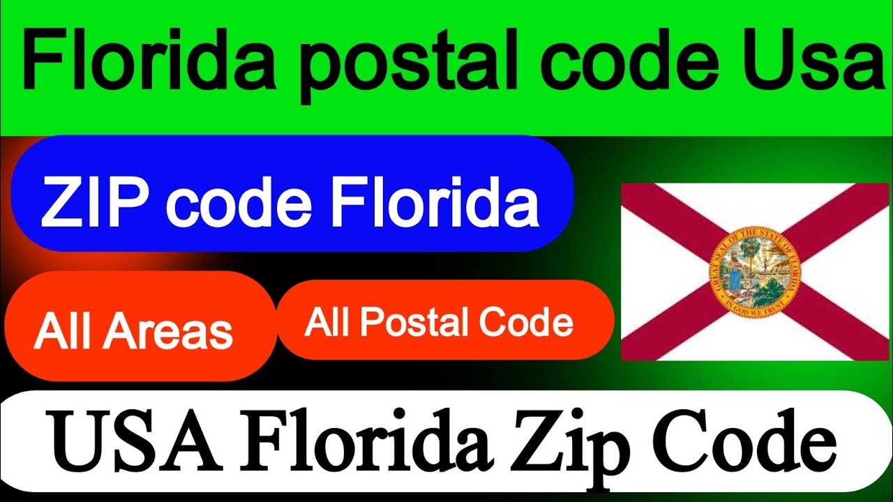 Florida usa postal code list - YouTube