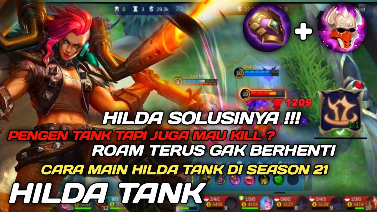 BUILD HILDA TANK TERKUAT - EMBLEM TANK HILDA | BUILD HILDA TANK 2021 ...