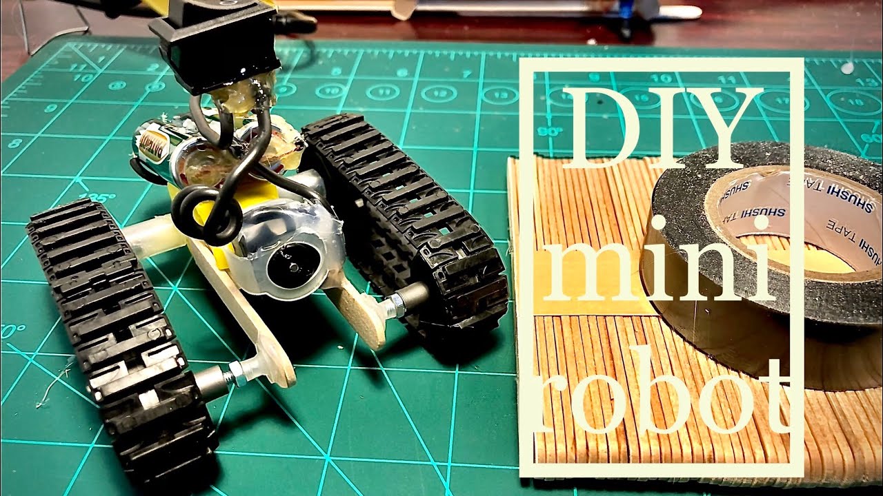 DIY mini robot - YouTube