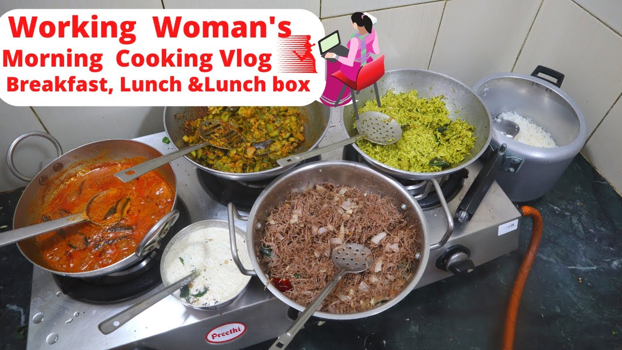 Working Woman's Morning Cooking vlog 6 | My Morning Cooking Routine ...