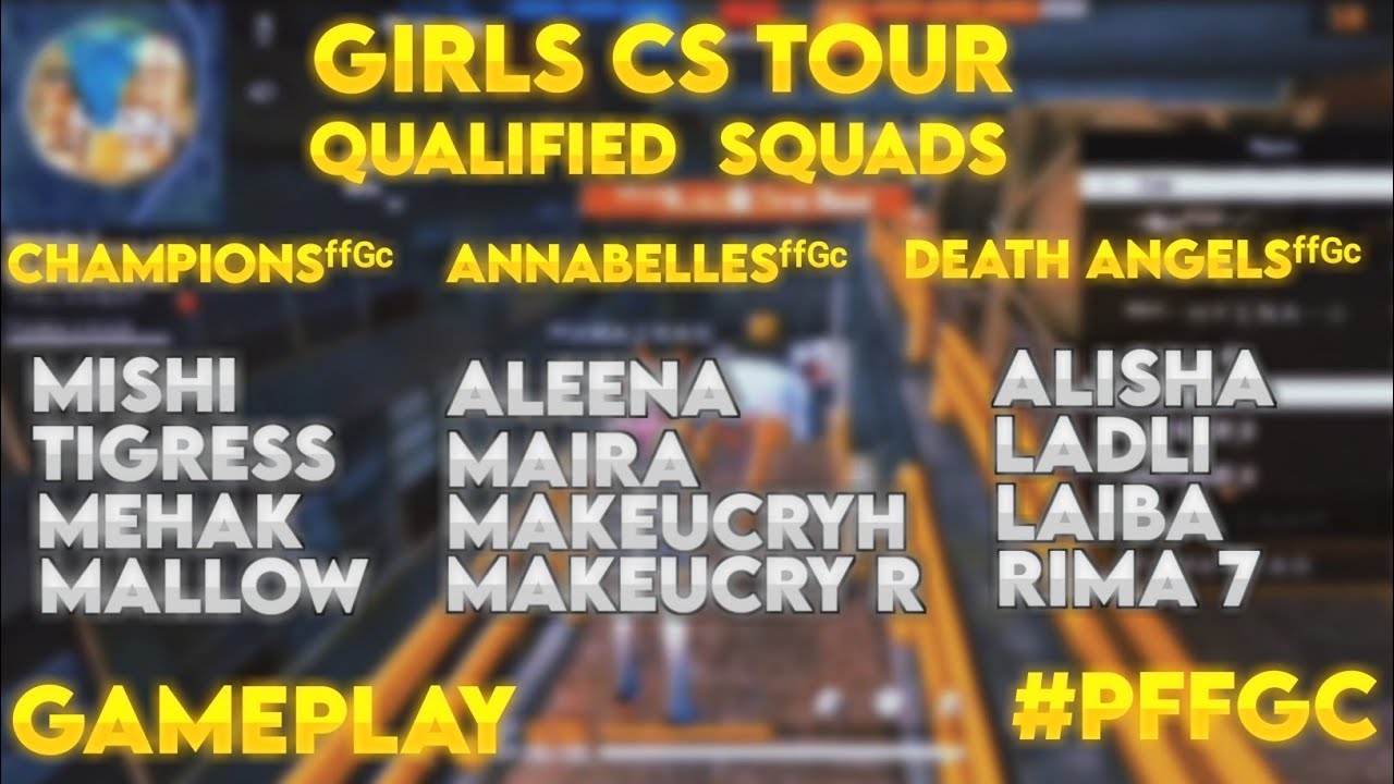 Cs Girls tournament. Qualified FFGC Squads gameplay. - YouTube