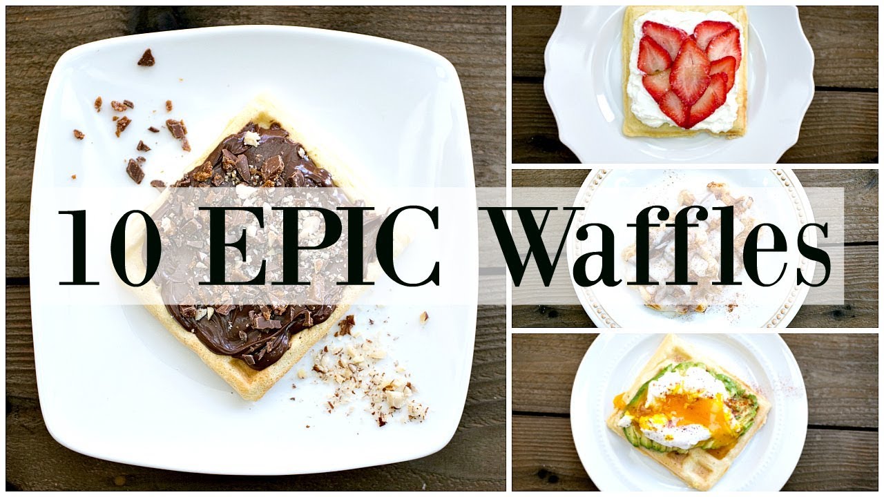10 EPIC Waffle Recipe Ideas + Homemade Waffle Recipe ...