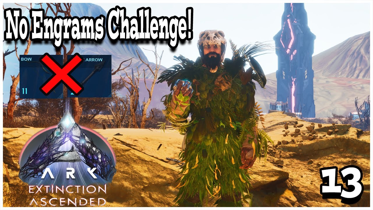 🛑NO ENGRAMS Challenge!🛑 Ark: Survival Ascended Extinction! OSD Drops ...