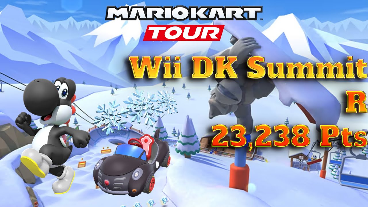 Mario Kart Tour - Wii DK Summit R (23,238 PTS) - YouTube