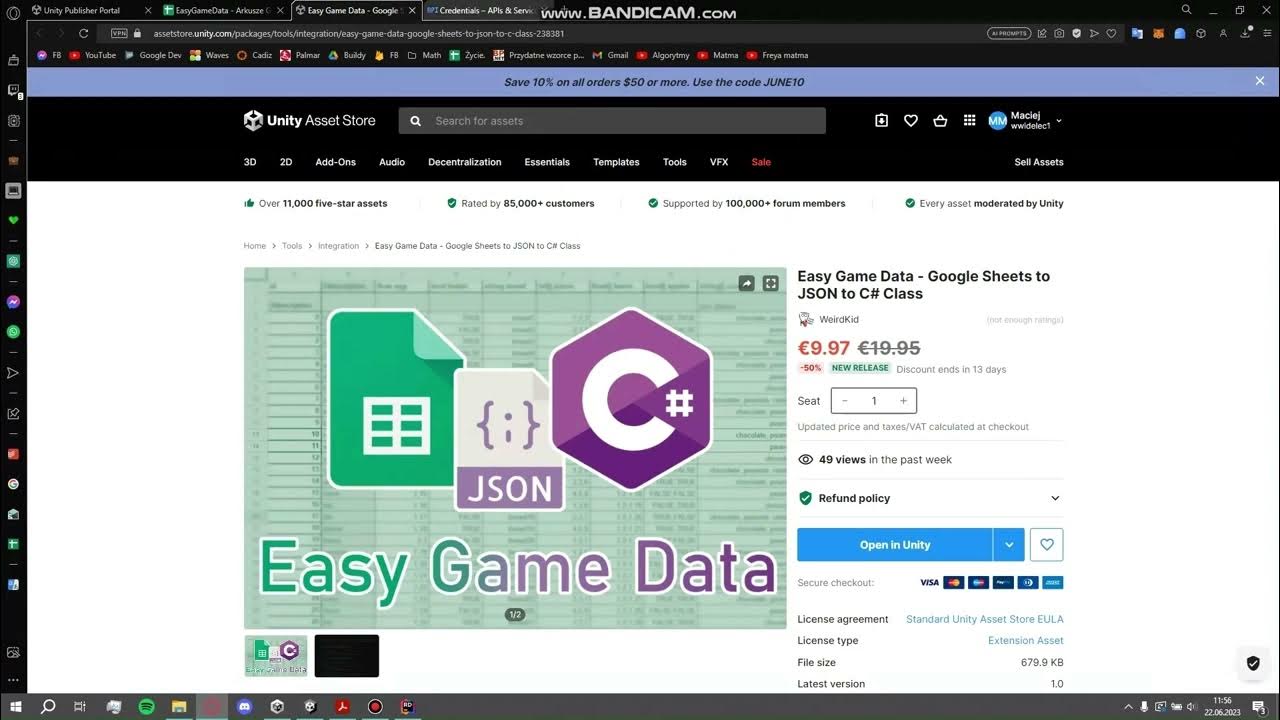 Easy Game Data Unity3D plug-in - How to setup and use - YouTube