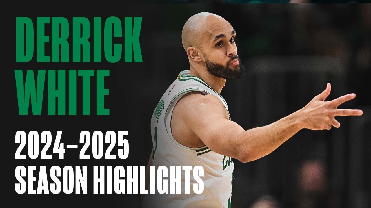 Derrick White FULL SEASON 2024-2025 highlights - YouTube