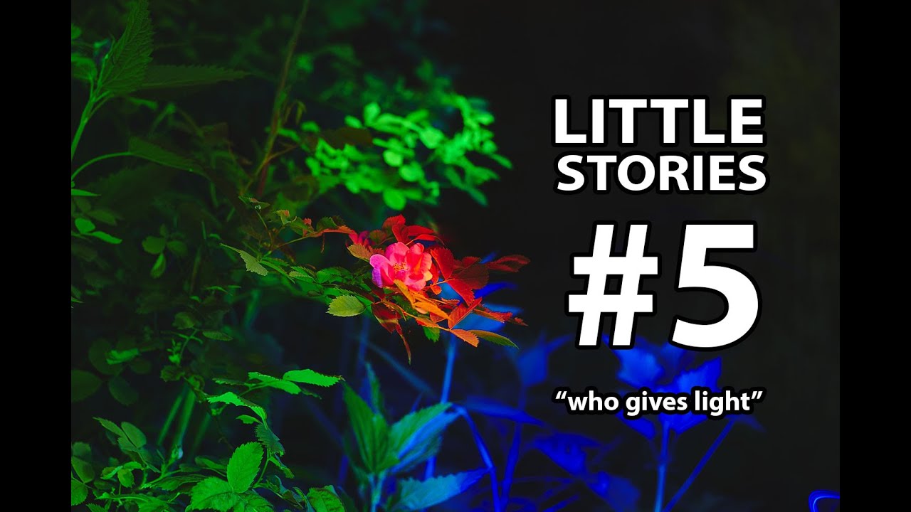 Light painting stop-motion animation Little stories №5 "who gives light ...