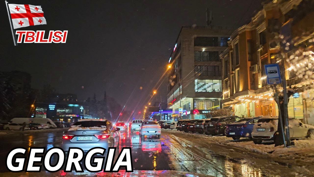 Tbilisi.Georgia. Snowstorm 2026 - Rare Winter Weather Blankets Georgia ...