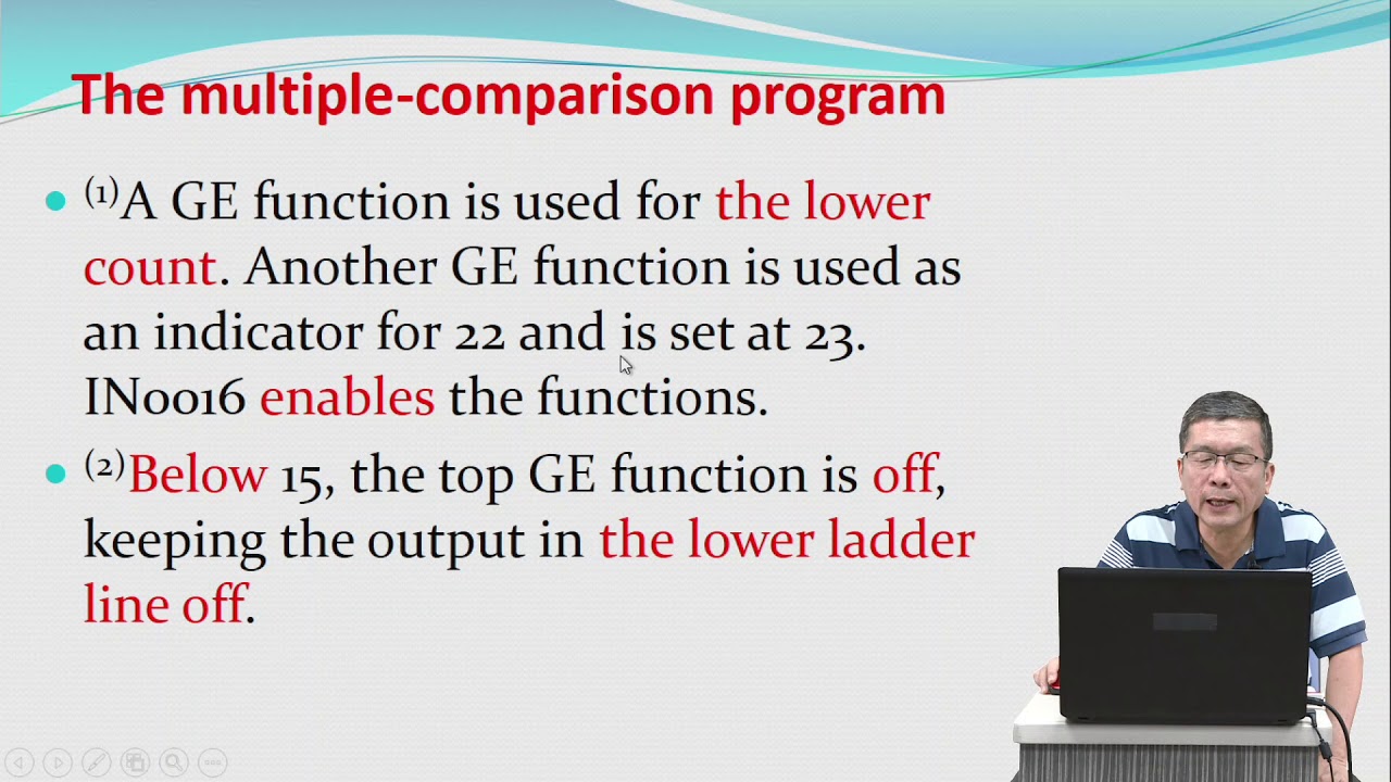 8 2 4 Examples 3 ch12 PLC Number Comparison Functions - YouTube