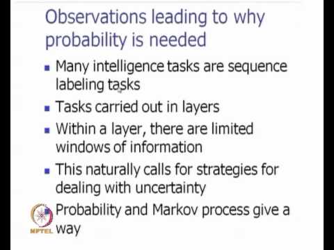 Mod-01 Lec-16 AI and Probability; HMM - YouTube