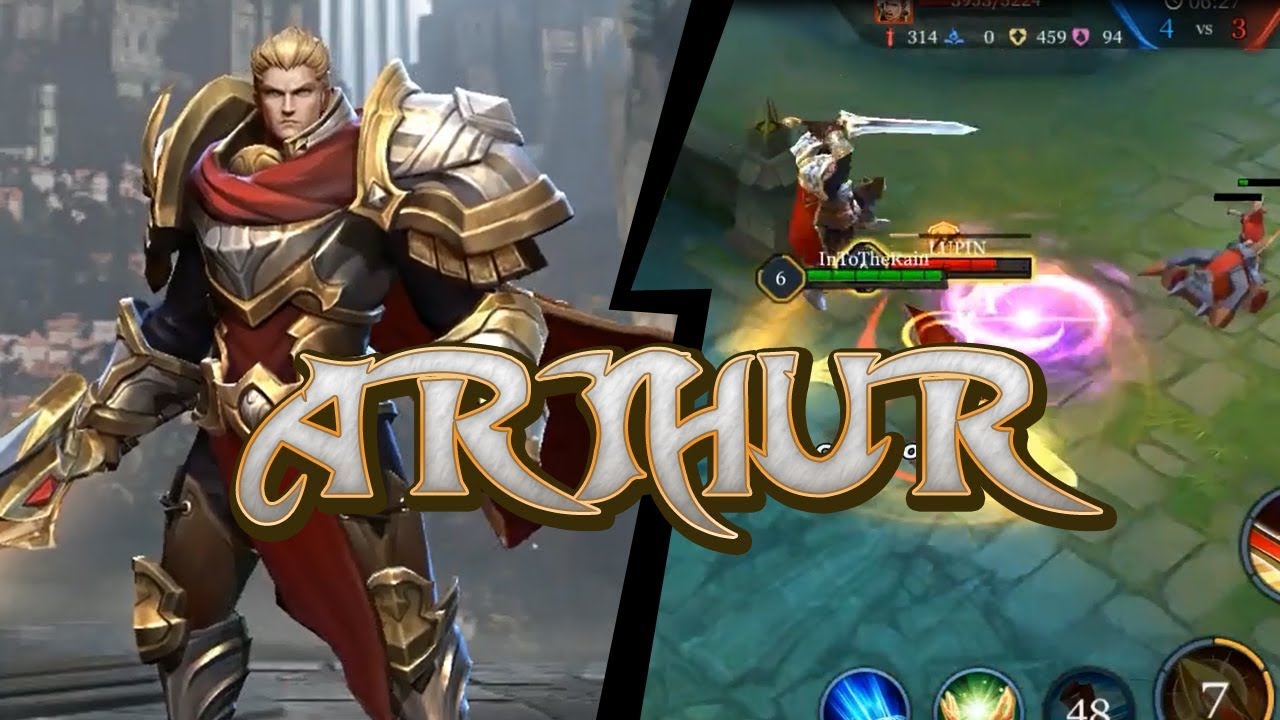 AOV Arena of Valor | Arthur MVP Team Fght Initator | Road to Platinum ...