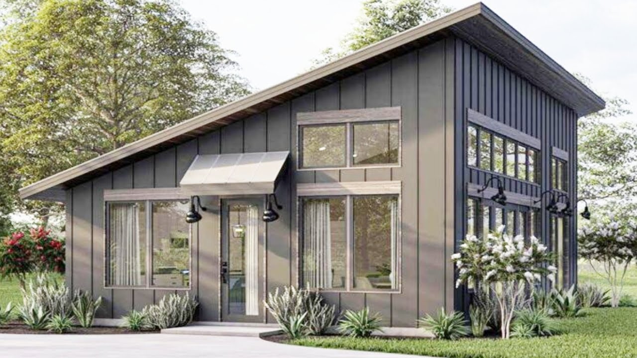 Luxurious modern tiny house is 375 square feet with an impressive ...