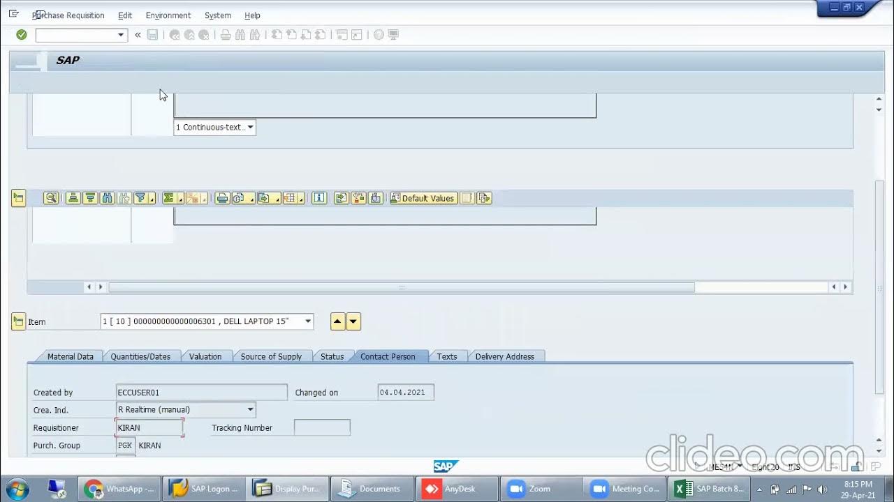 SAP MM Consignment Step By Step Process. - YouTube