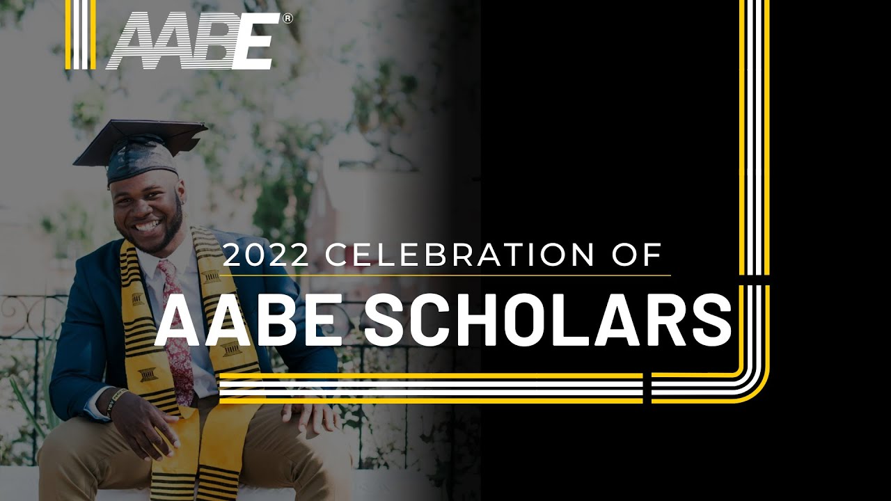 AABE Celebration of Scholars 2022 - YouTube