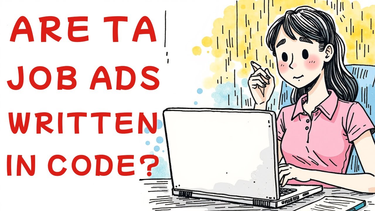 TEACHING ASSISTANT JOB ADVERTS ARE THEY CODED MESSAGES - YouTube