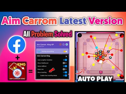 🔥How to use Aim Carrom latest version With Facebook login | Aim Hack ...