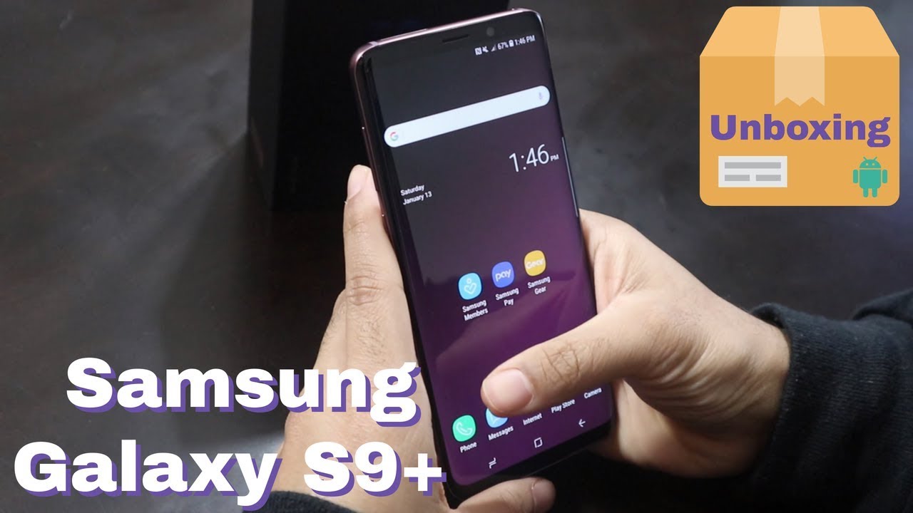 Samsung Galaxy S9+ - Lilac Purple - Unboxing - YouTube